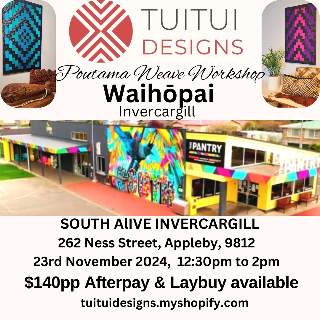 Tāniko designs – Tuitui Designs